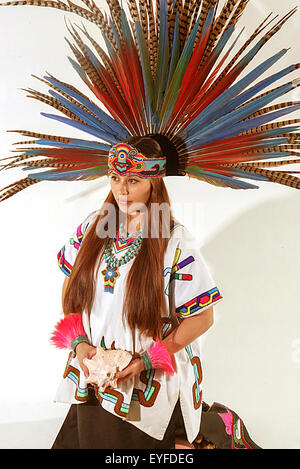 An Acjachemen or Juaneno Native American woman in traditional costume ...