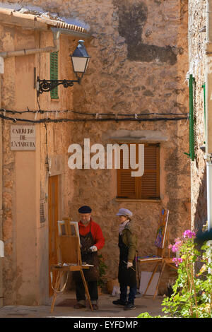 Mallorca, Valldemosa, Majorca, Artist Painting, Serra de Tramuntana ...