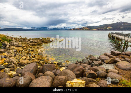 Dennes Point Jetty, North Bruny, Bruny Island, Tasmania, Australia ...
