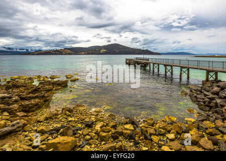 Dennes Point Jetty, North Bruny, Bruny Island, Tasmania, Australia ...