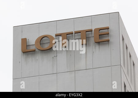 General view of the LOTTE Japan headquarters in Shinjuku on July 29 ...