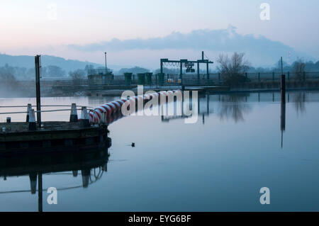 Beeston Weir, Nottingham England UK Stock Photo - Alamy