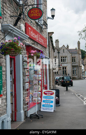 Tideswell village post office in Derbyshire England UK Stock Photo - Alamy