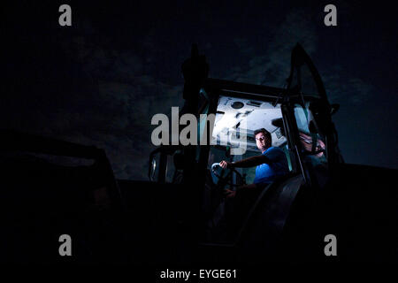 Italy, Cuggiono, Andrea Tenconi farmer Stock Photo - Alamy