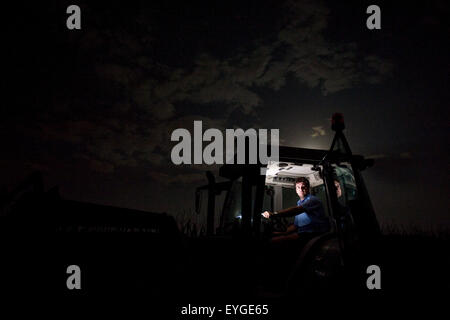 Italy, Cuggiono, Andrea Tenconi farmer Stock Photo - Alamy