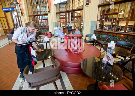 Renovated Fanta Cafe (pictured July 29) at the Prague main railway ...