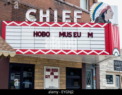 The Hobo Museum in Britt, Iowa, USA Stock Photo - Alamy