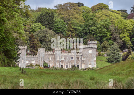 Caerhays Castle or Carhayes Castle, a semi-castellated manor house near ...