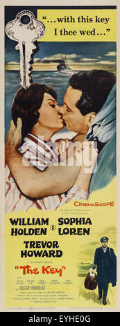 The Key - 1958 - Movie Poster Stock Photo - Alamy