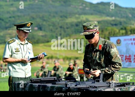 chinese armed police at Chongqing people's Square in chongqing,china ...