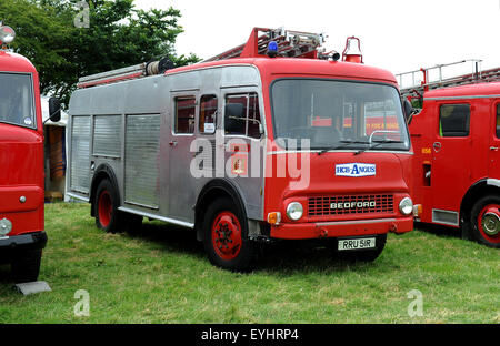 Vintage Bedford fire engine, Great Dorset Steam Fair, England, UK Stock ...