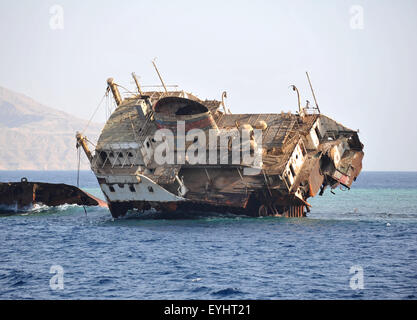 Loullia Wreck at Gordon Reef, Straits of Tiran, Sinai, Egypt Stock ...