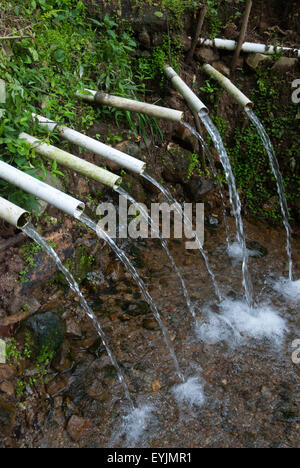 Water pipes in a fountain pool Stock Photo - Alamy