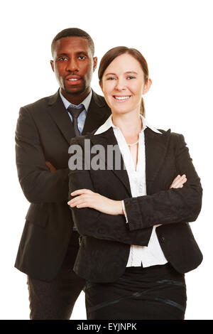 Business people standing behind the other Stock Photo - Alamy