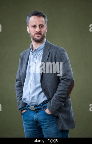British novelist and poet Adam Foulds appears at the Edinburgh ...