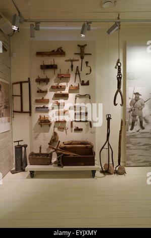 The Kihnu traditional handicrafts are seen in Kihnu museum. Kihnu ...