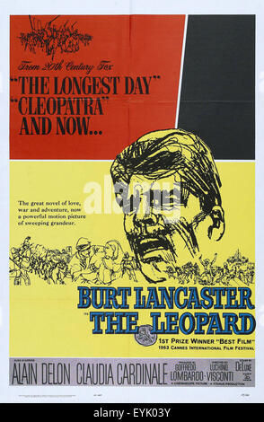 The Leopard - Movie Poster Stock Photo - Alamy