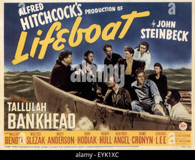 Lifeboat - Movie Poster Stock Photo - Alamy