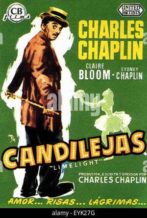 Limelight - Spanish Movie Poster Stock Photo - Alamy