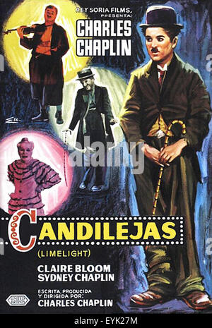 Limelight - Spanish Movie Poster Stock Photo - Alamy