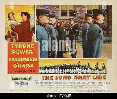 The Long Gray Line - Movie Poster Stock Photo - Alamy