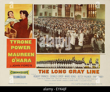 The Long Gray Line - Movie Poster Stock Photo - Alamy