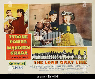 The Long Gray Line - Movie Poster Stock Photo - Alamy