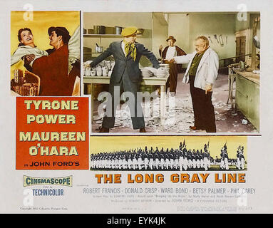The Long Gray Line - Movie Poster Stock Photo - Alamy