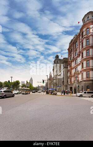 Shanghai Bund intersection Stock Photo - Alamy