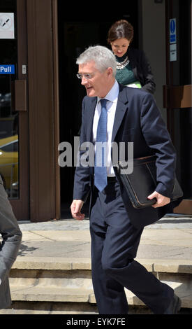 Maidstone, Kent, UK. 31st July, 2015. Andrew Jones MP, the new Minister ...