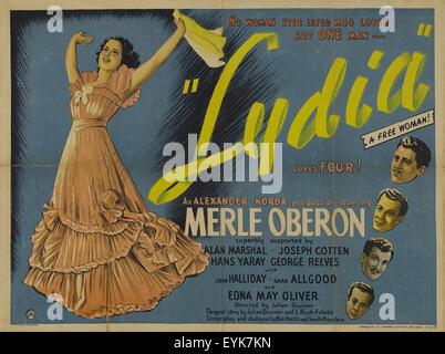 Lydia - 1941 - Movie Poster Stock Photo - Alamy