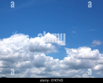 Sky, fresh air, nature, abstract background with white clouds Stock ...