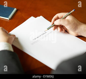 European Union definition composition Stock Photo - Alamy