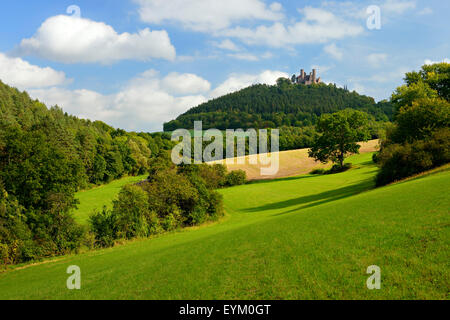 Germany, Thuringia, field Eichs, castle Hanstein Stock Photo - Alamy
