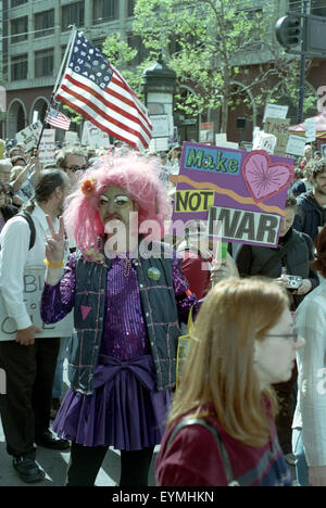 protester in san francisco brian mcguire Stock Photo - Alamy