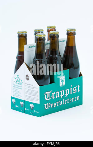 A full 6-pack of Westvleteren 12 (yellow cap) beer in it's original ...