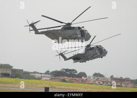 Italian Air Force, helicopters HH-3F "Pelican" Combat SAR Stock Photo ...