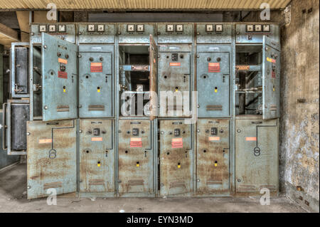 Old vintage electrical control panels Stock Photo: 186837045 - Alamy