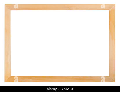 long wooden narrow picture frame cutout on white background Stock Photo ...