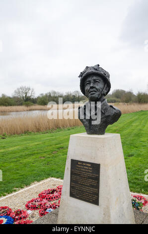 Statue of Major John Howard by Pegasus Bridge, Normandy, France ...