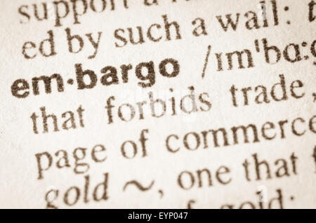 Definition of word ban in dictionary Stock Photo - Alamy