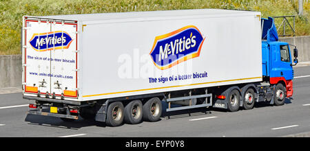 Advertising side & back of articulated trailer for Kingsmill bread a ...