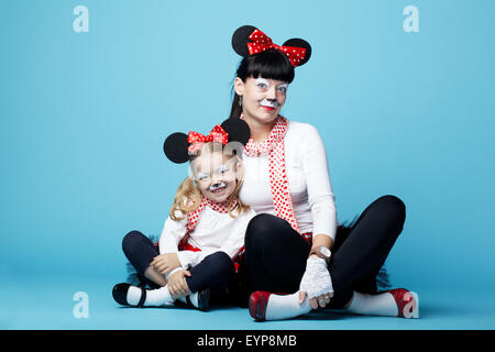 beautiful girls with mouse masks Stock Photo - Alamy