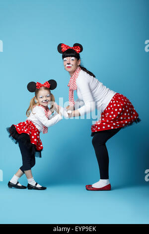 beautiful girls with mouse masks Stock Photo - Alamy