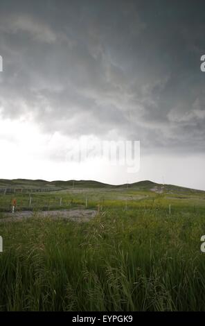 Storm over Wyoming Stock Photo - Alamy
