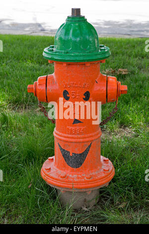 A decorated fire hydrant Stock Photo - Alamy