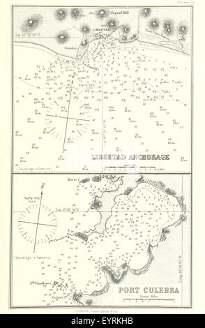 This image from 'Gold' shows maps and diagrams detailing the ...