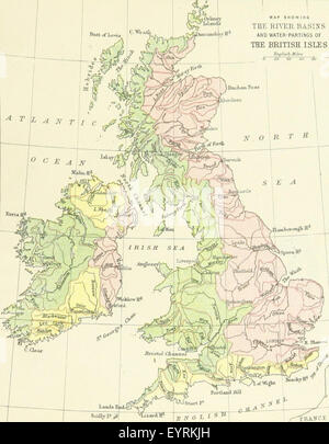 A historical map depicting key British battles on land, showing the ...