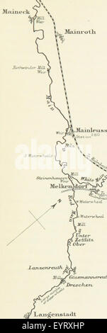 Photograph from 'Camping Voyages on German', showing a map related to ...