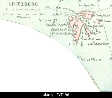 A map from 'Géographie Générale Avec,' detailing various regions of the ...